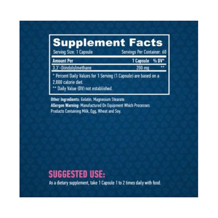 Haya Labs DIM (Diindolylmethane) 60 kapszula - eMAG.hu