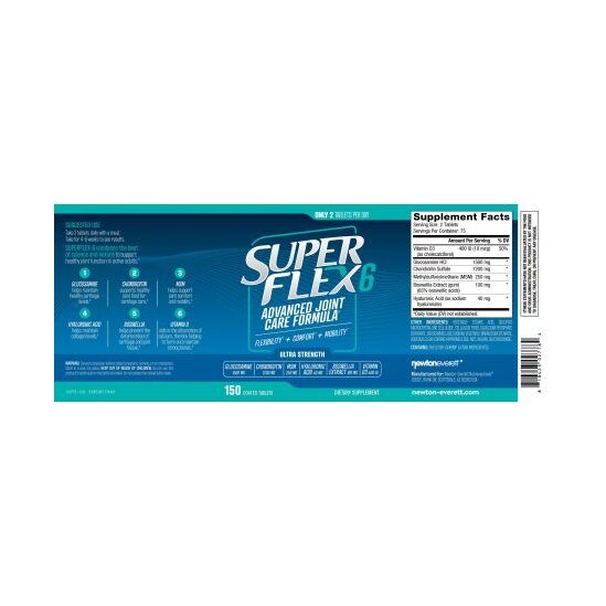 NewtonEverett SUPERFLEX-6 ízületápoló komplex fejlett glükozaminnal ...