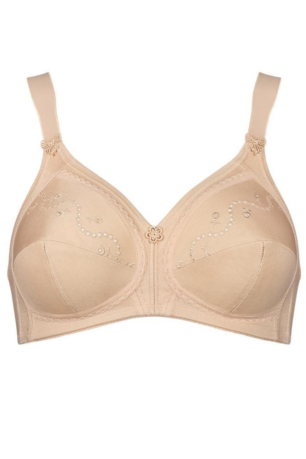 Sutien, Triumph, Doreen + Cotton 01 N, Bej, 90E - eMAG.ro