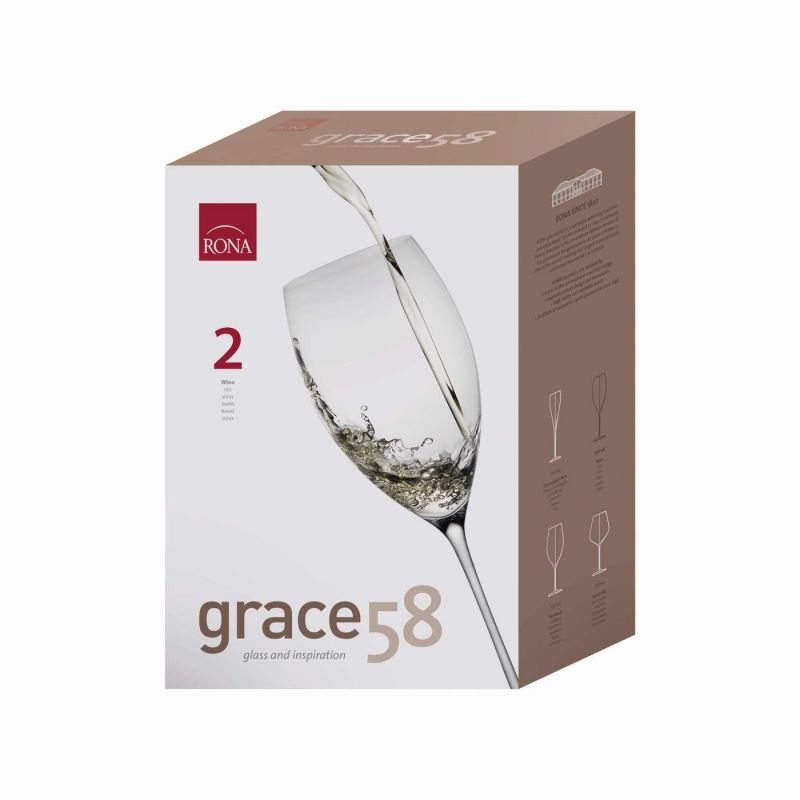 Комплект чаши за бяло вино Rona,Grace,2 броя - eMAG.bg