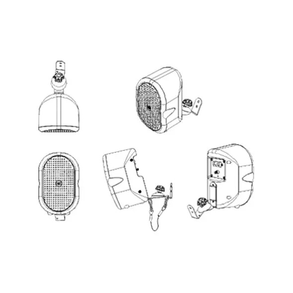Set de 2 boxe, 6 ohm, 2 x 20W, Show CSB-20T - eMAG.ro
