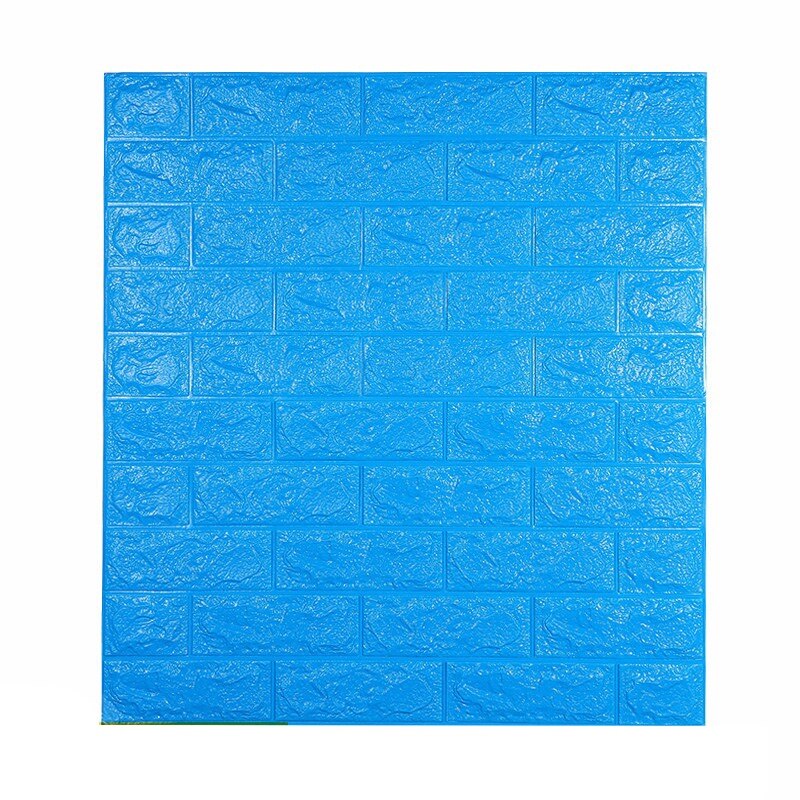 Autocolant din spuma si plastic 3D reliefat 70x77 cm, albastru - eMAG.ro