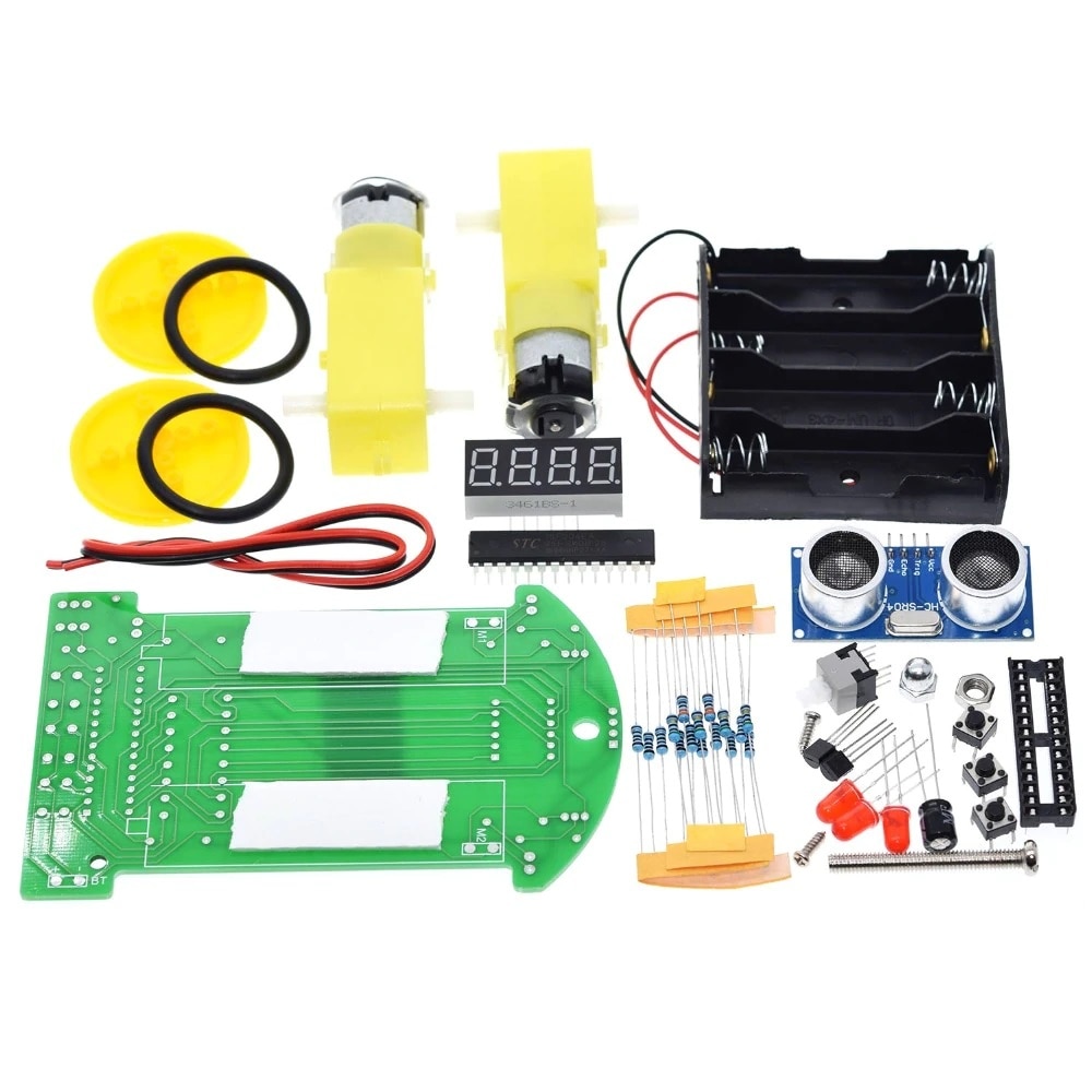 Комплект за интелигентни автомобили Arduino Clone, Съвместим с Arduino ...