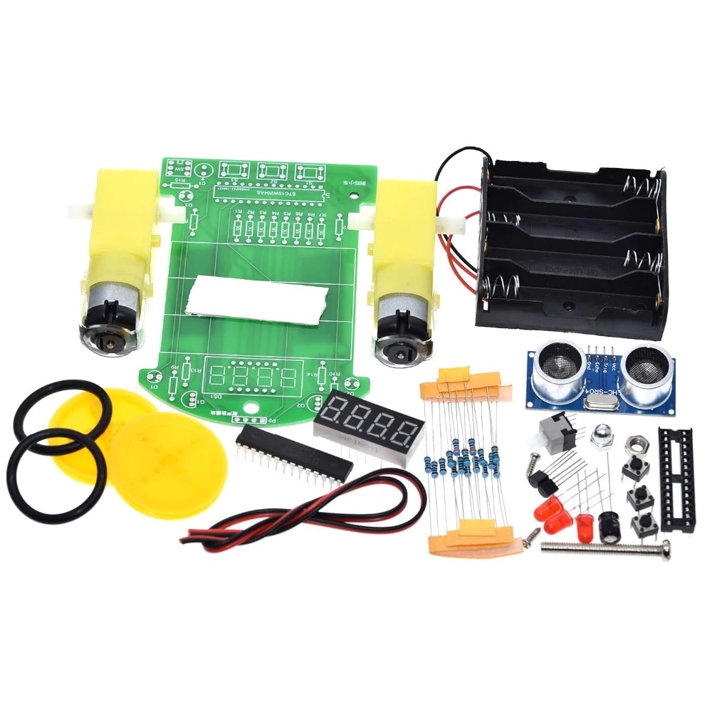 Комплект за интелигентни автомобили Arduino Clone, Съвместим с Arduino ...