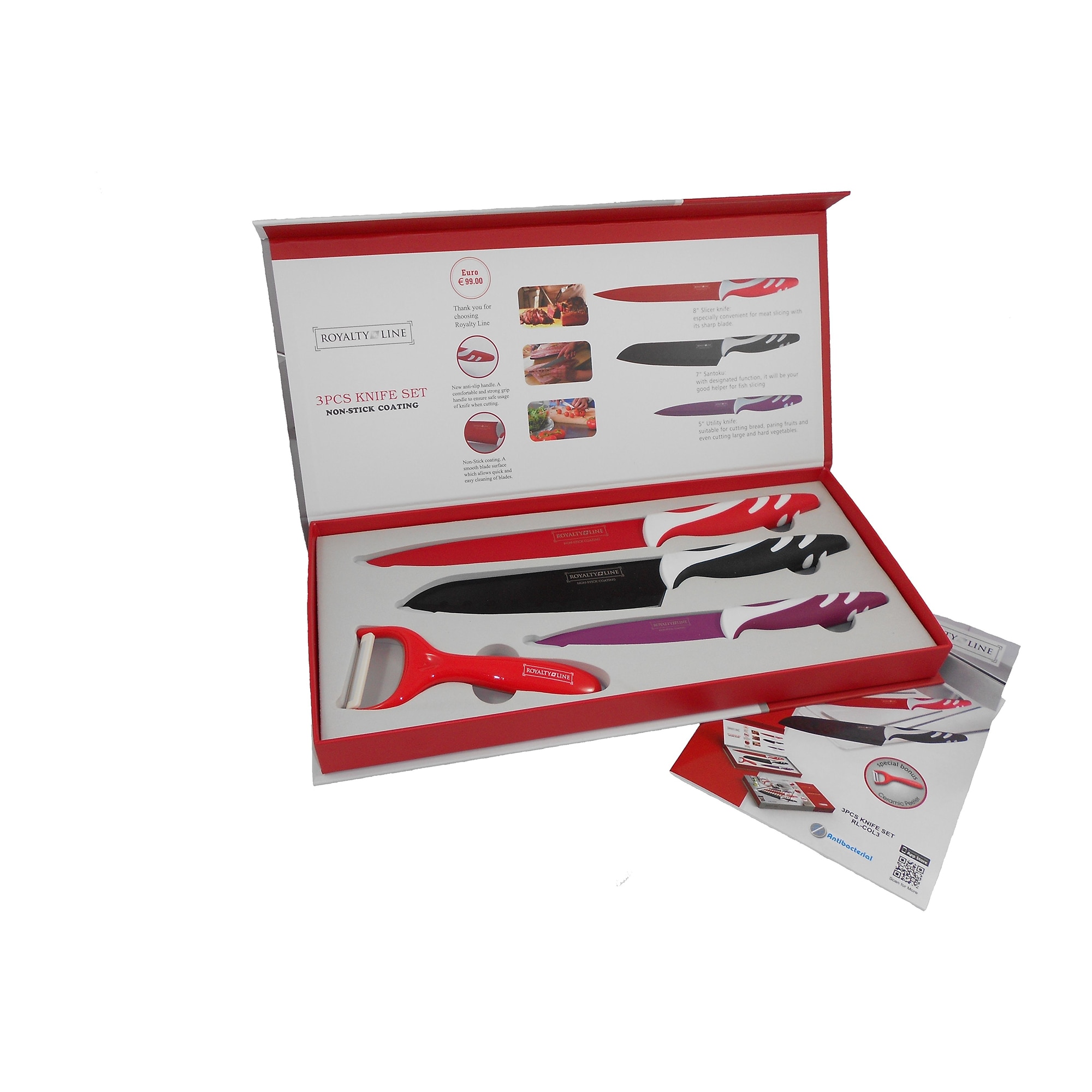 Royalty Line kés készlet, különböző színekben - eMAG.hu