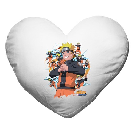 Perna personalizata anime naruto, model inima, 39x30 cm - eMAG.ro