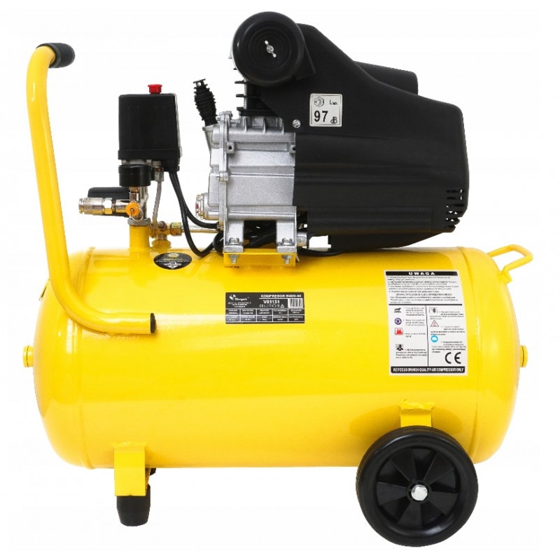 Compresor de aer industrial 50litri, 1.8kW, 220V 250L/min V81151 Verke ...