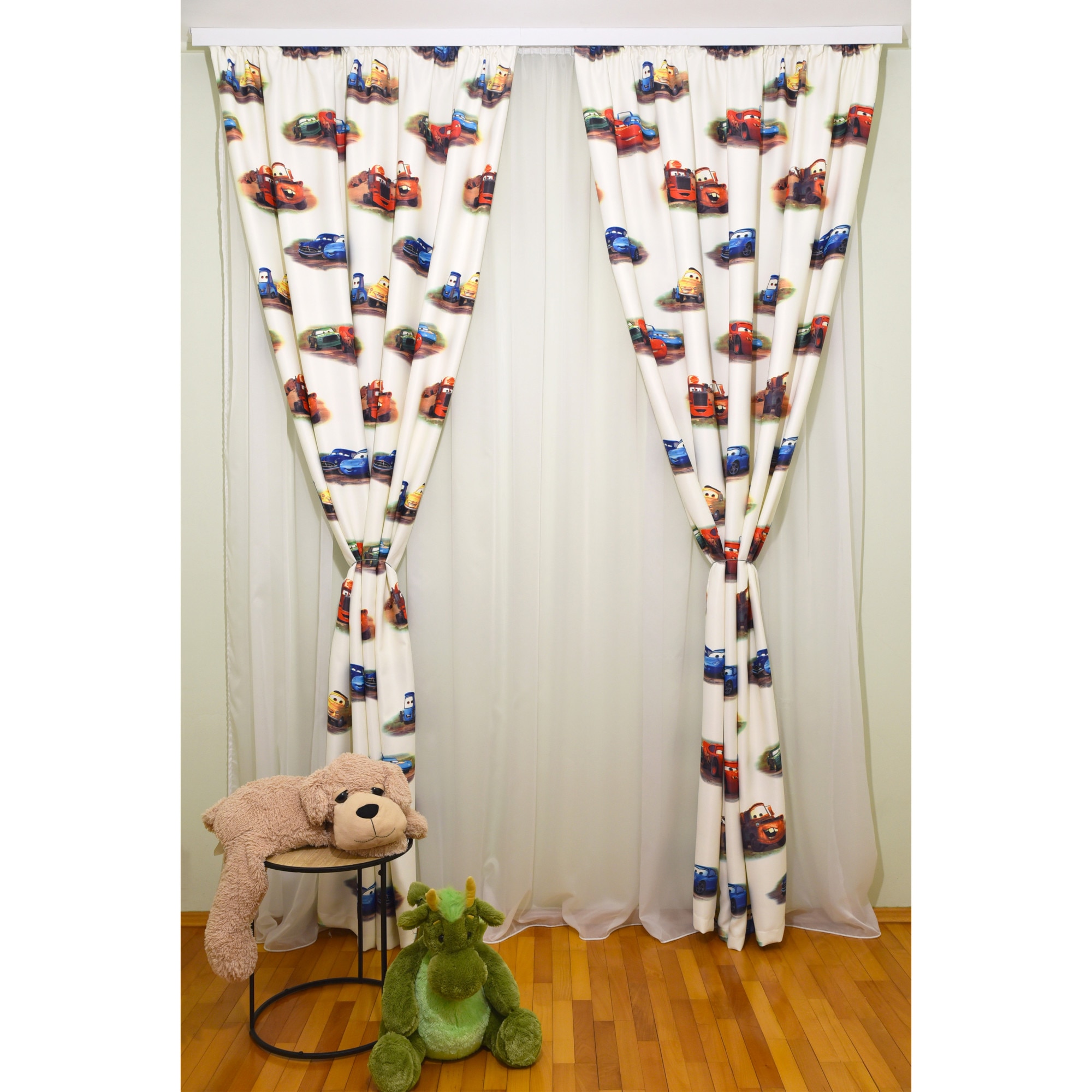 Set doua draperii pentru copii 2x200x260 cm, cu rejansa, Model CA - eMAG.ro