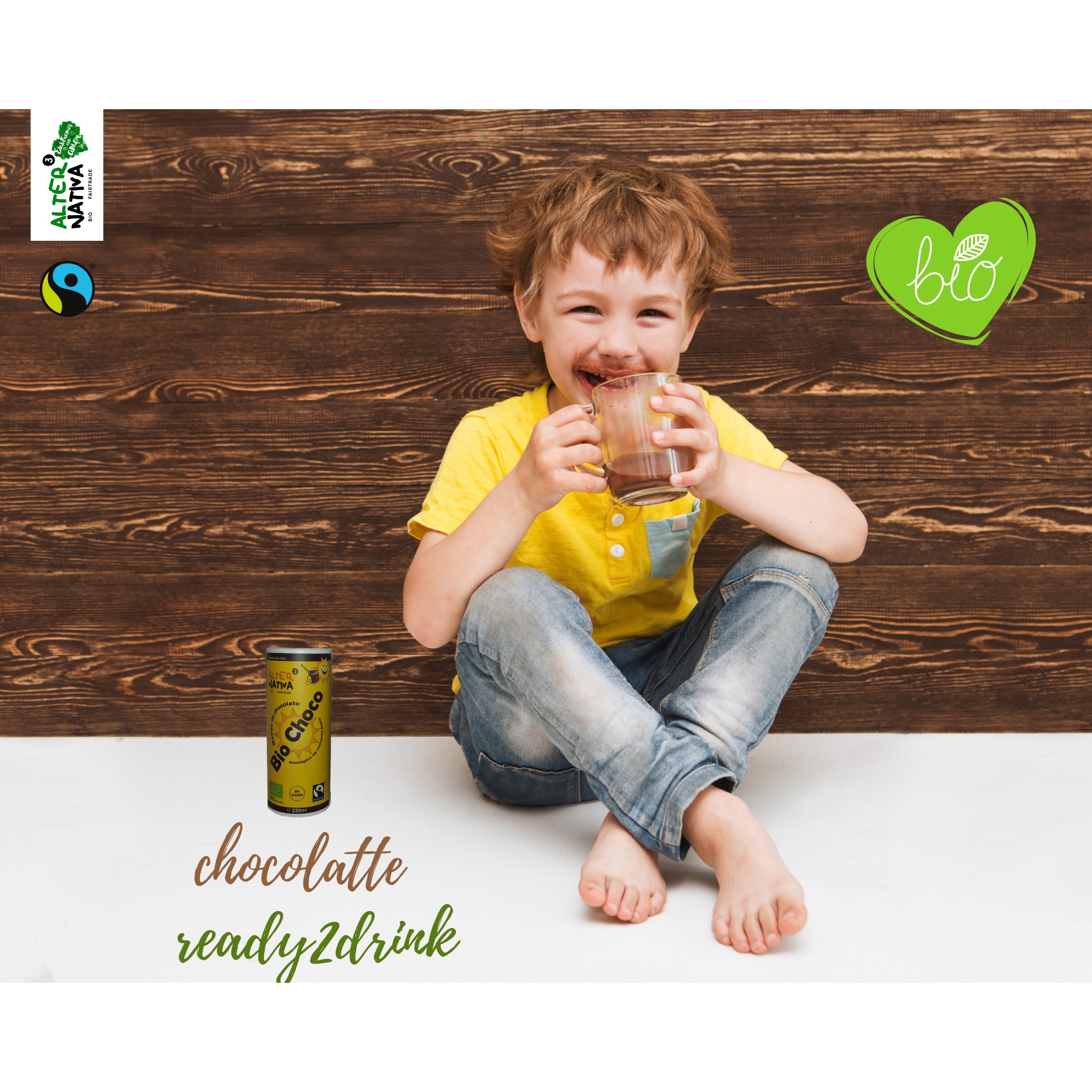 Cacao cu lapte bio Alternativa3 Chocolatte Ready2Drink, 230ml - eMAG.ro