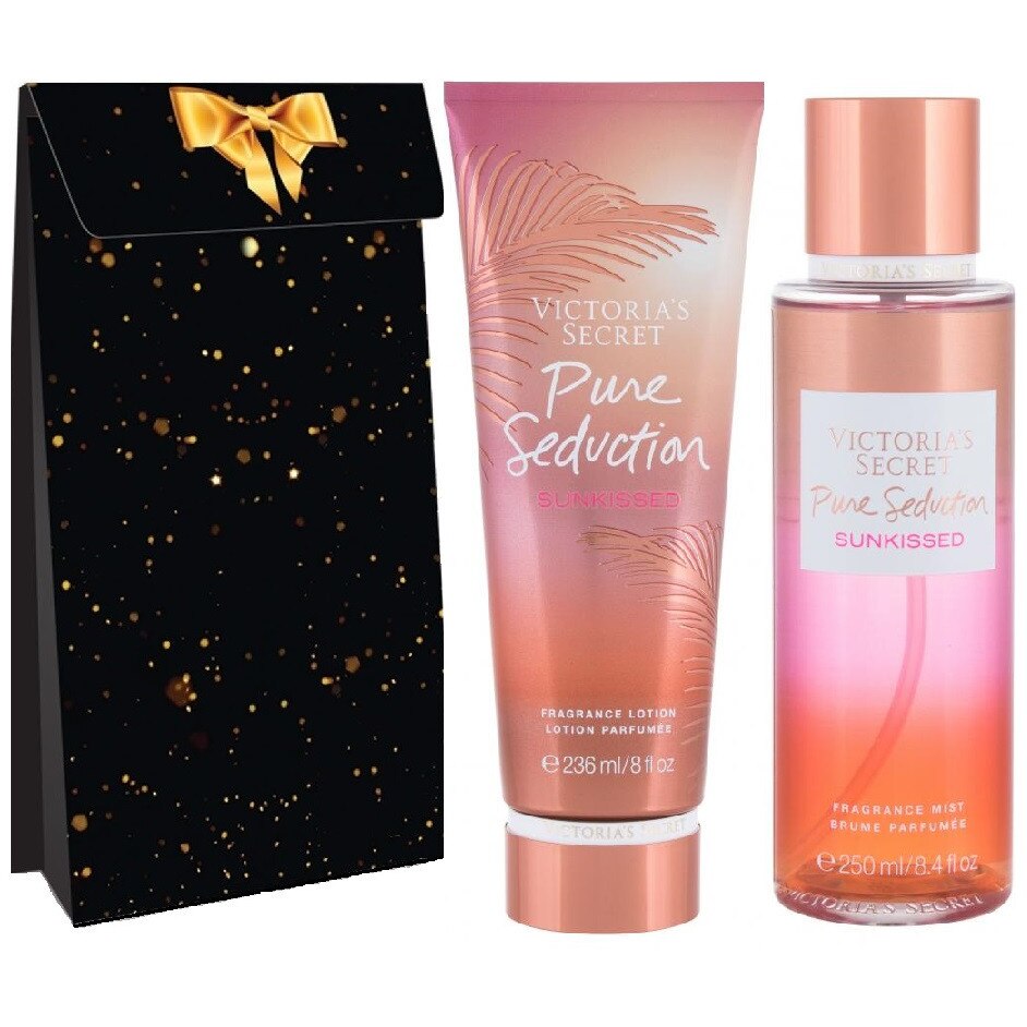 Set Victoria Secret, Pure Seduction Sunkissed, Spray de corp 250 ml si ...