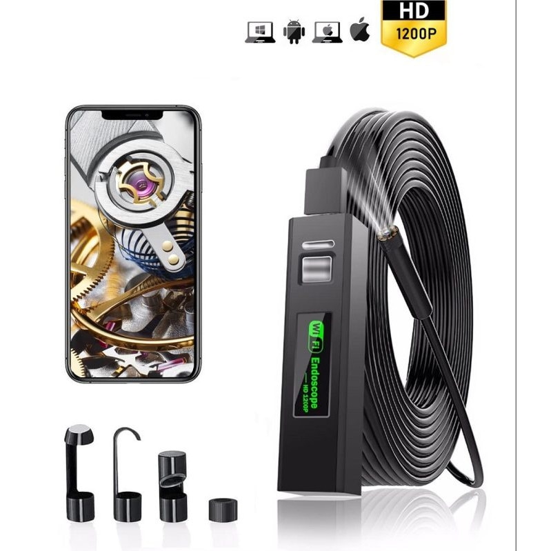 Ендоскопска камера Inskam 110A, Android | IOS Apple – IP68, WIFI, Твърд ...