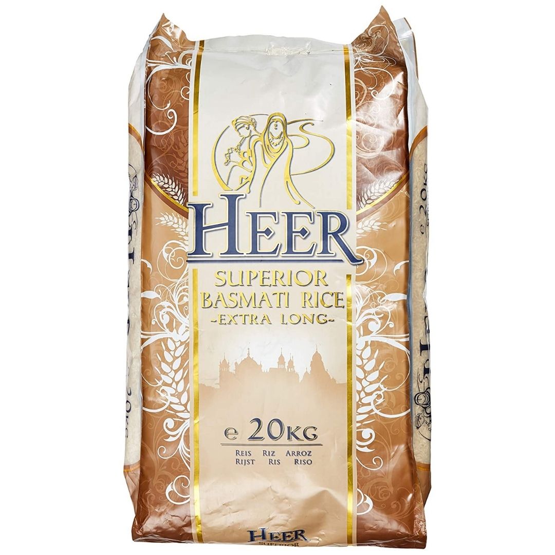 Heer Superior Basmati Rice Extra Long Orez Basmati Bob Lung 20kg - eMAG.ro