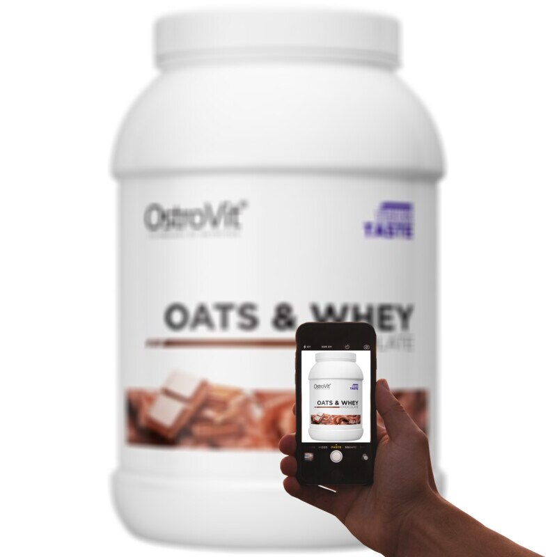 Хранителна добавка OstroVit Oats & Whey, Шоколад, 1000 гр - eMAG.bg