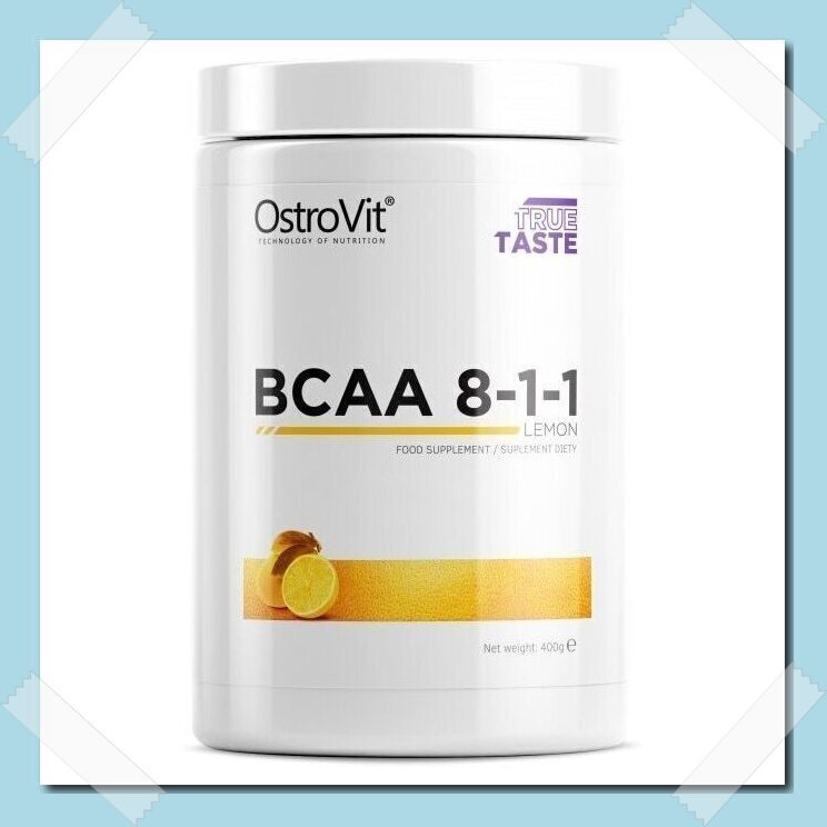Хранителна добавка OstroVit BCAA 8:1:1, На прах, Лимон, 400 гр. - eMAG.bg