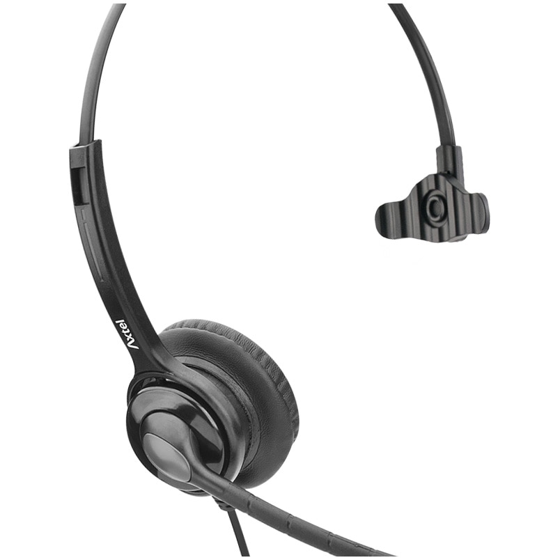 Casca cu microfon Axtel MS2 mono NC USB,telecomanda pe fir, Mono, Negru ...