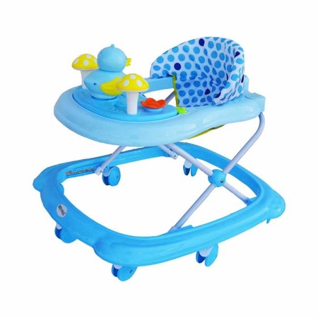 Premergator cu ciupercute si ratusca pentru bebelusi, Albastru - eMAG.ro