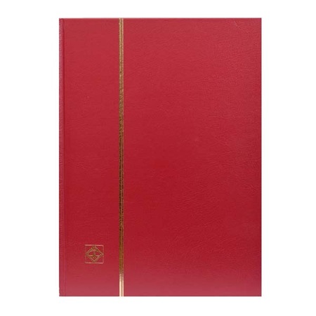 Clasor timbre Leuchtturm -coperta tare rosie BASIC 32 file/64 pagini ...