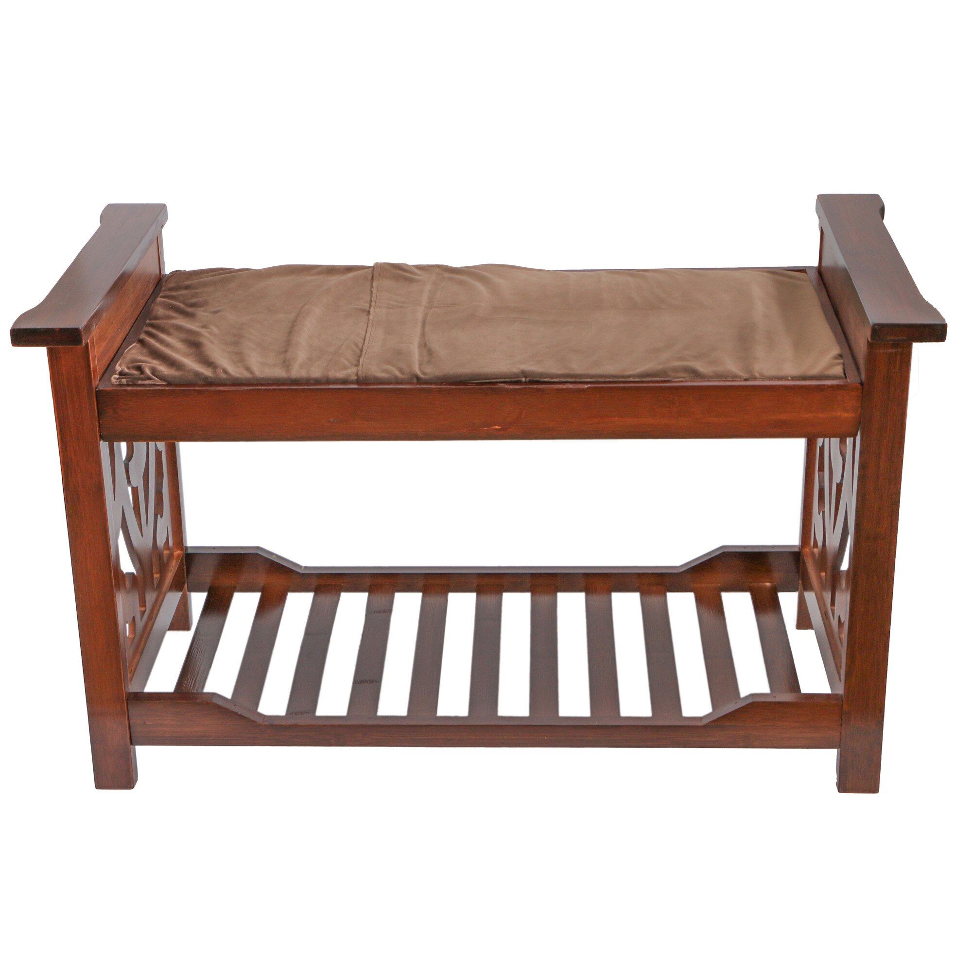Pantofar din bambus tip bancuta, 78*47*39 cm, D197 - eMAG.ro