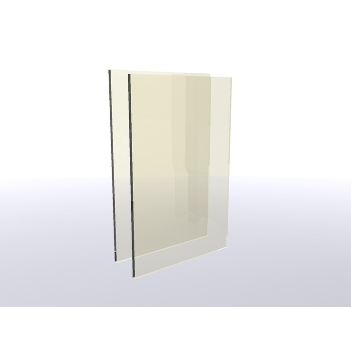 Sticla termorezistenta pentru usa soba semineu cu geam 171x150 mm - eMAG.ro