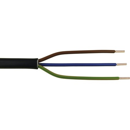 Cablu ignifug, 3x1,5mm negru, RCEYY-J3X1.5M-100-EYY-J 3X1.5, RE 0,6/1KV ...