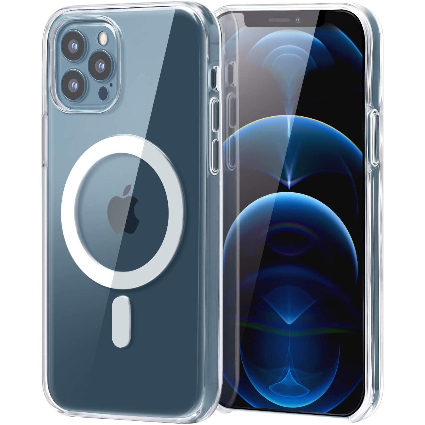 Awei Magsafe 15 W vezeték nélküli mágneses töltőkészlet, fehér és ...