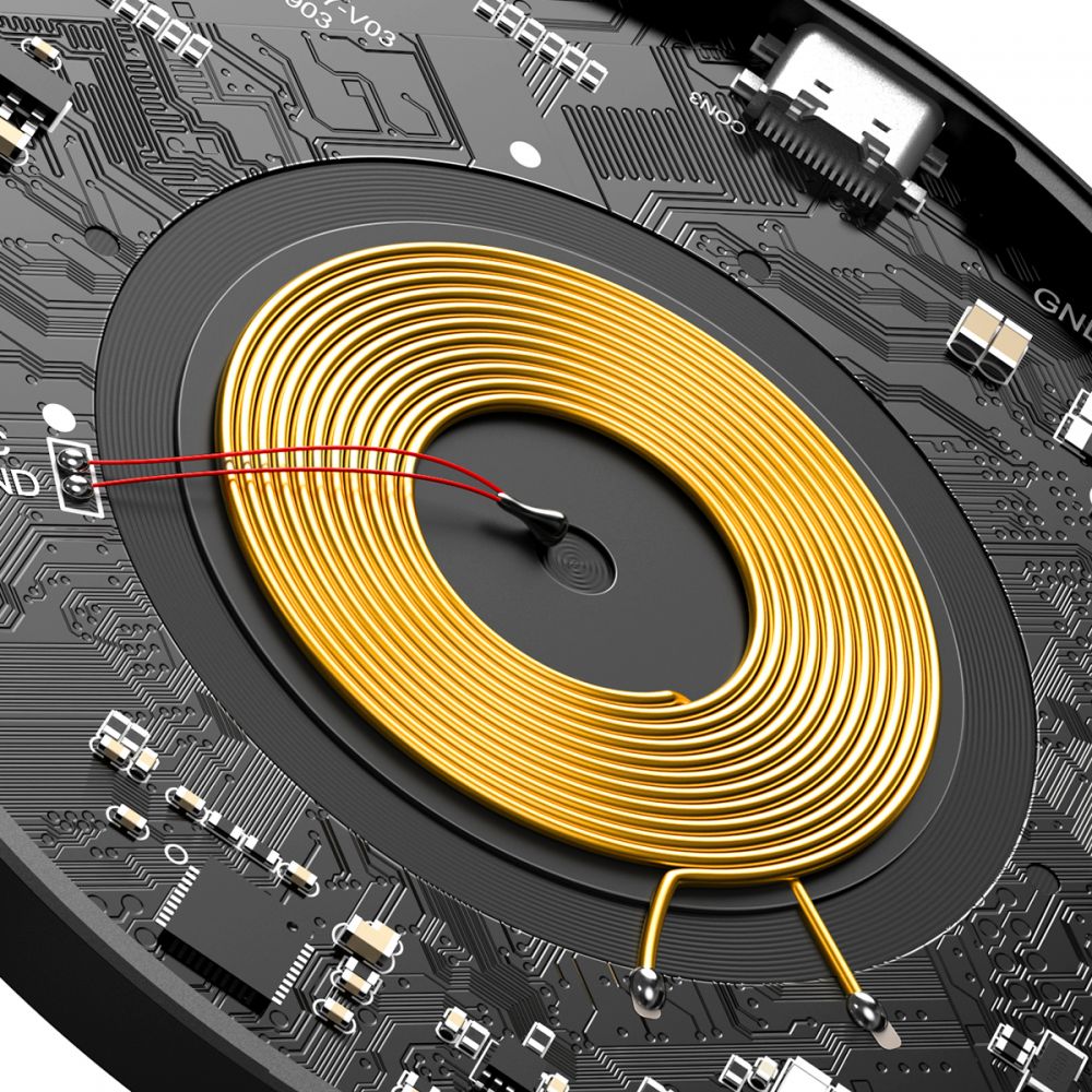 Incarcator Inductie Baseus Wireless Simple Magnetic, compatibil MagSafe ...