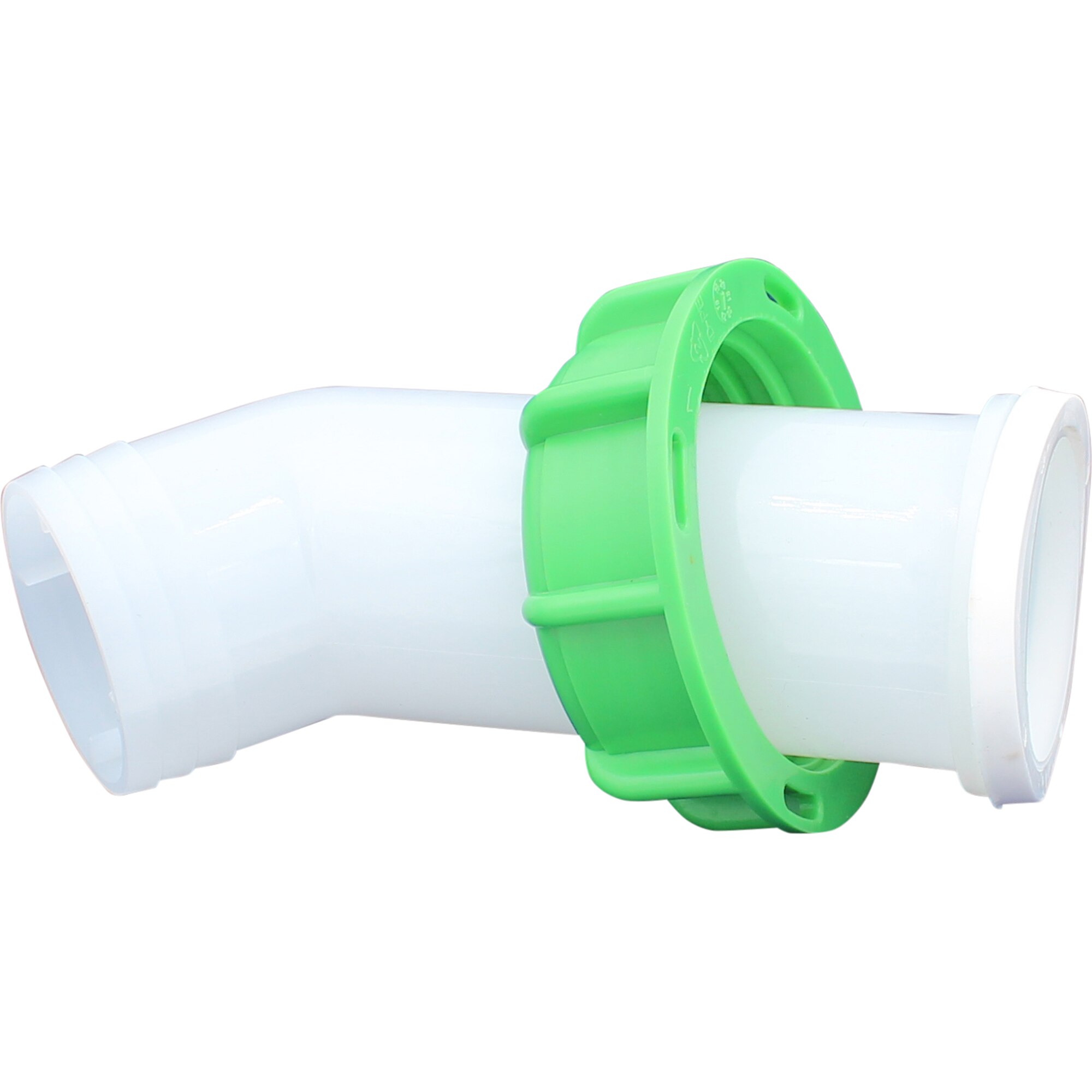 Duza de iesire cu 2 parti, DN50, 2", Plastic, Alb/Verde - eMAG.ro