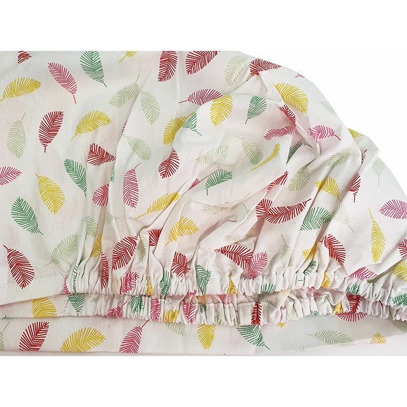 Set cearceafuri "Puf colorat" patut bebelus 60x85 cm, cu elastic din ...