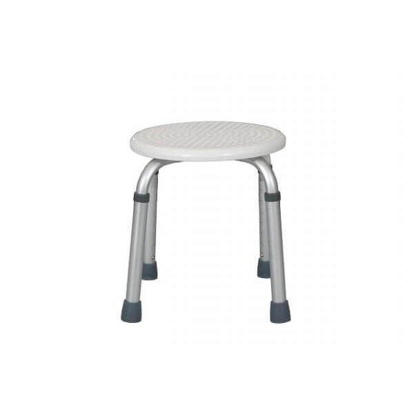 Taburet de dus din aluminiu, reglabil pe inaltime intre 35-53 cm - eMAG.ro