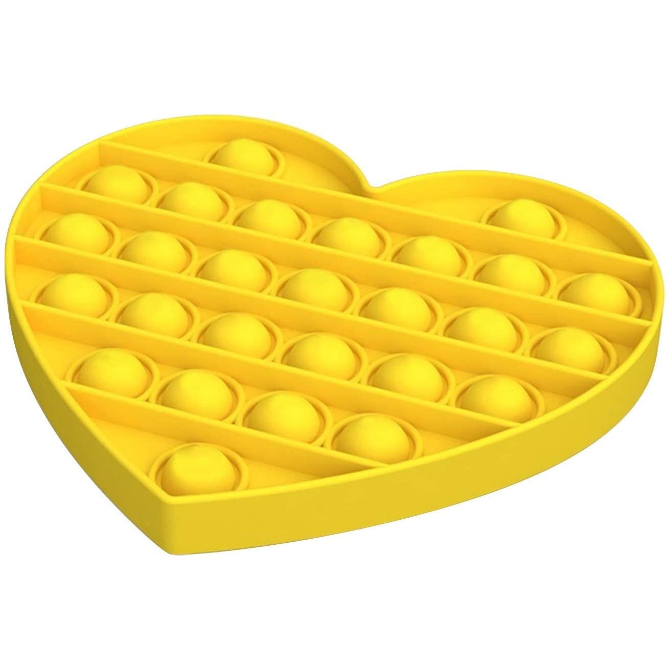 Jucarie senzoriala Pop It Now, inima Galbena 14.8 cm - eMAG.ro