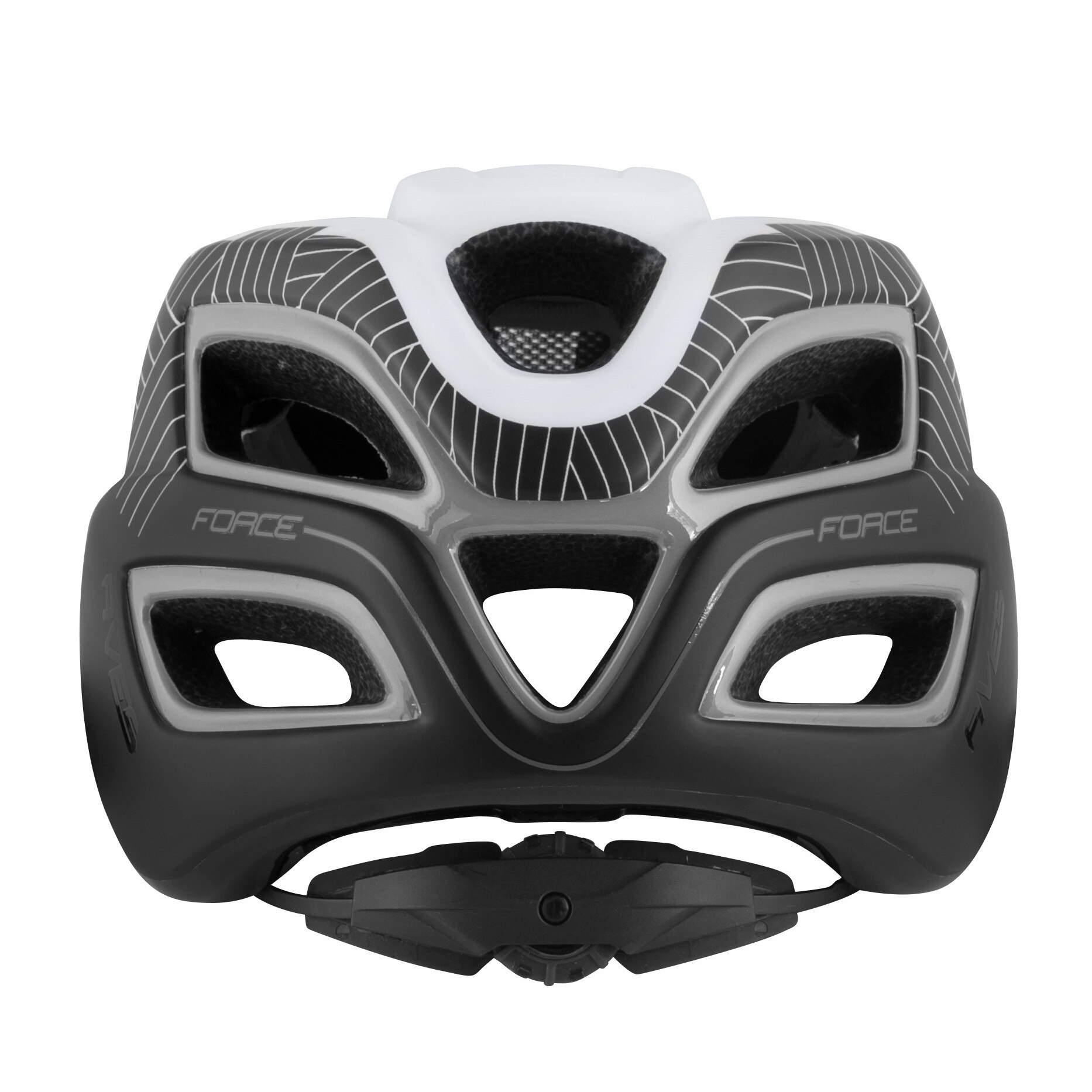 Casca Force Aves MTB E-bike, Alb-Negru, S-M - eMAG.ro