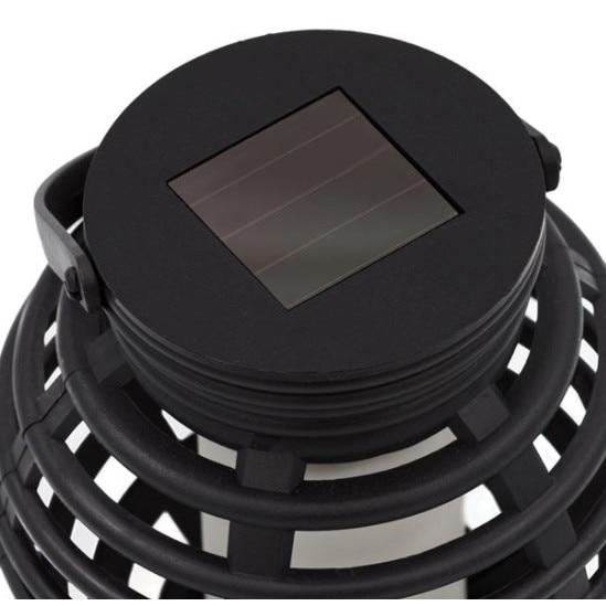 Lampa cu incarcare solara tip felinar, pentru exterior, curte, terasa ...