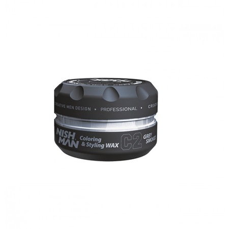 Ceara de par colorata, Gri cenusiu, NishMan 100 ml - eMAG.ro