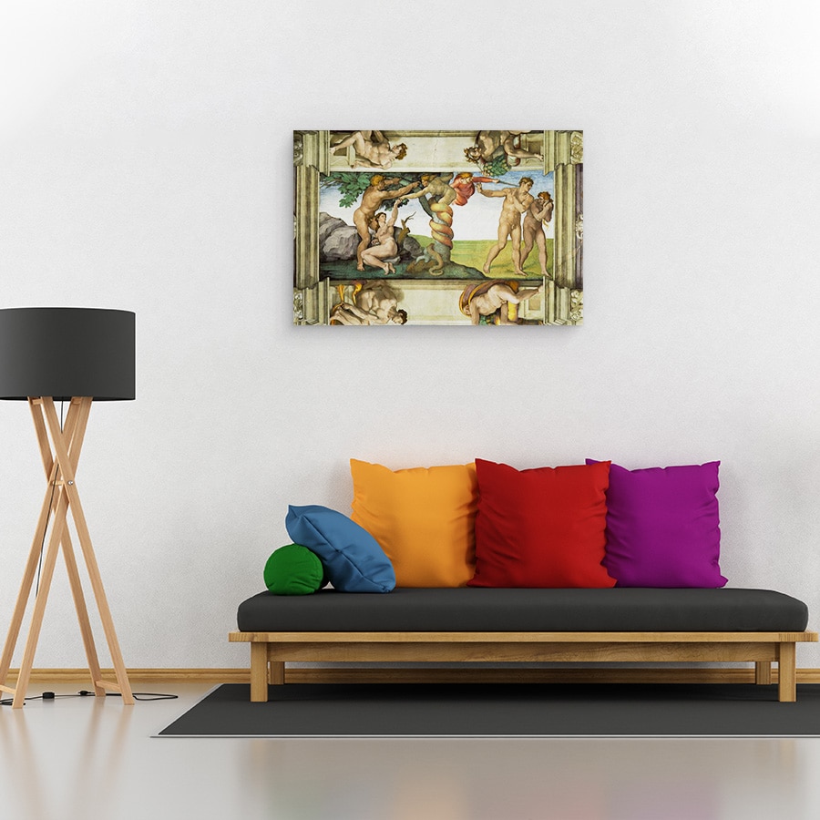 Картина на платно - Michelangelo Buonarroti - The ceiling of the ...