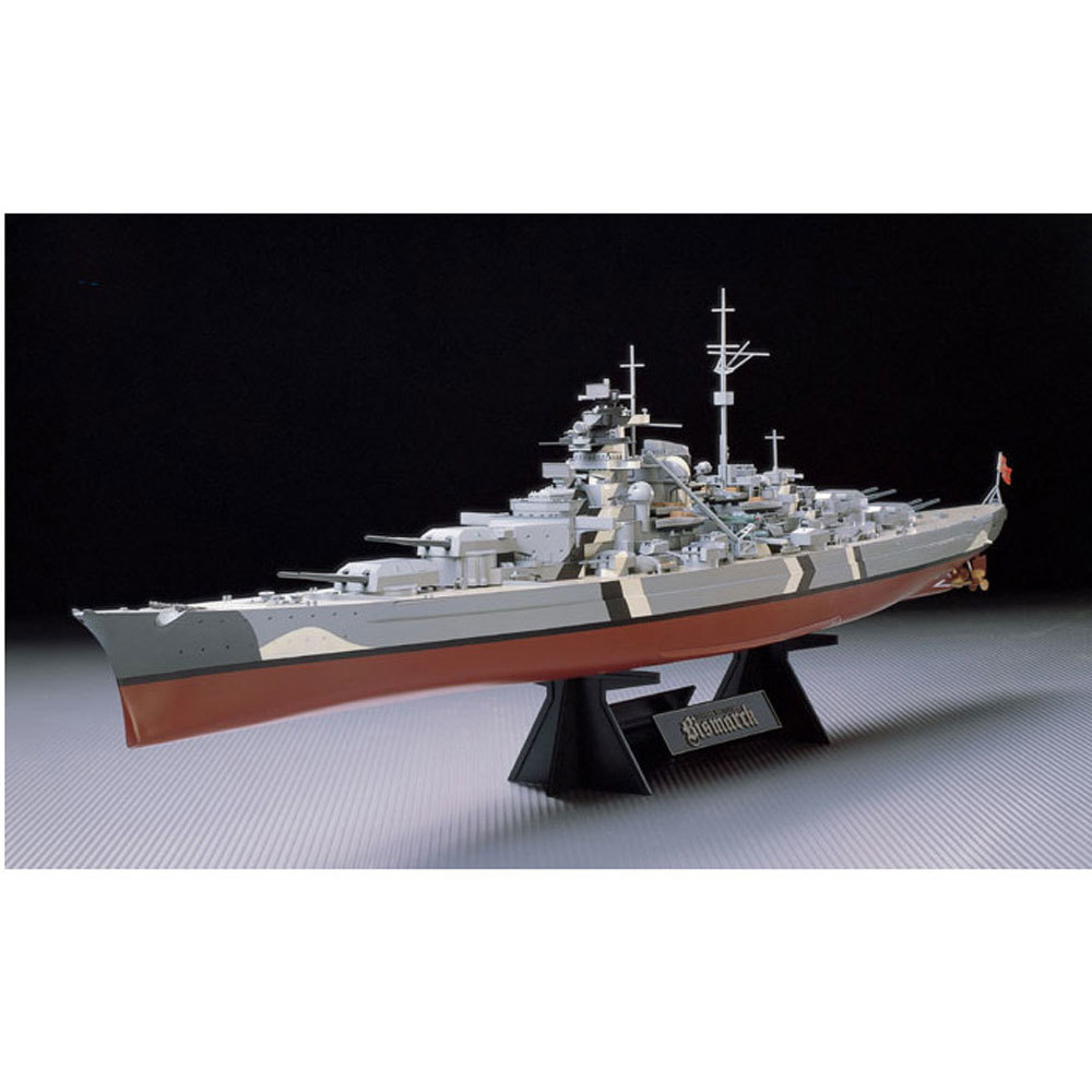 Macheta Navomodele de construit Tamiya German Battleship Bismarck 1:350 ...