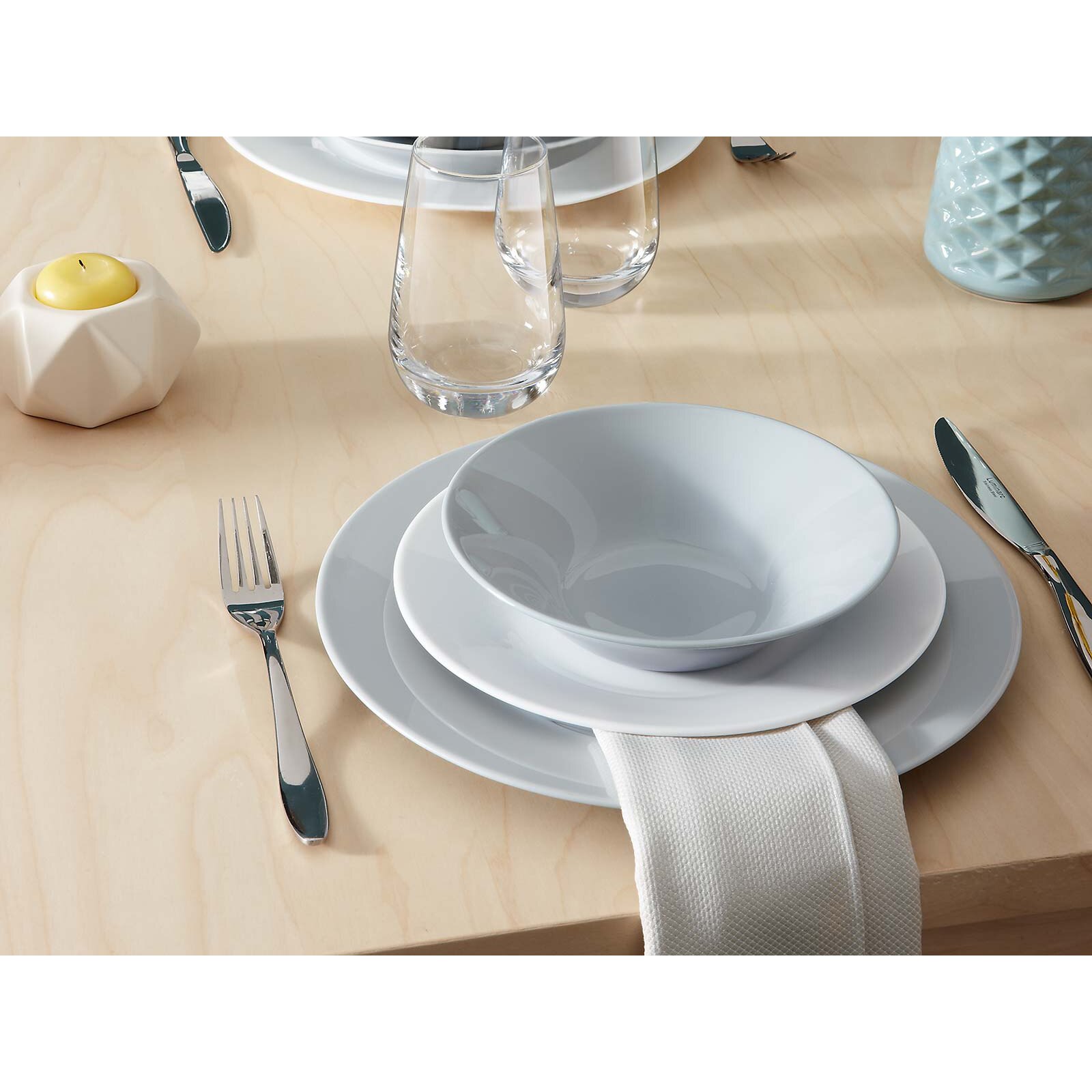 Serviciu de masa Luminarc Alizee Granit, 18 piese - eMAG.ro