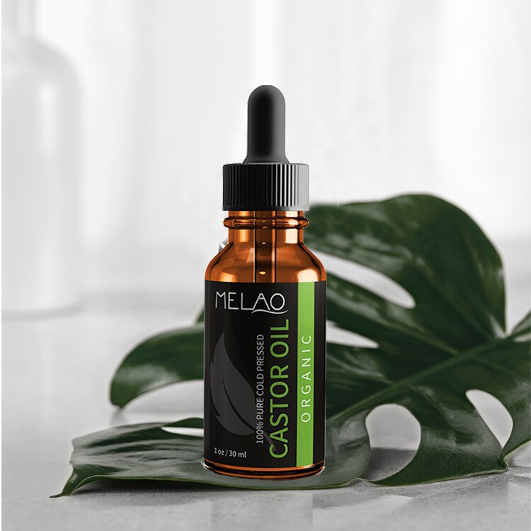 Ulei de ricin 100% organic presat la rece, pentru par si gene, Melao ...