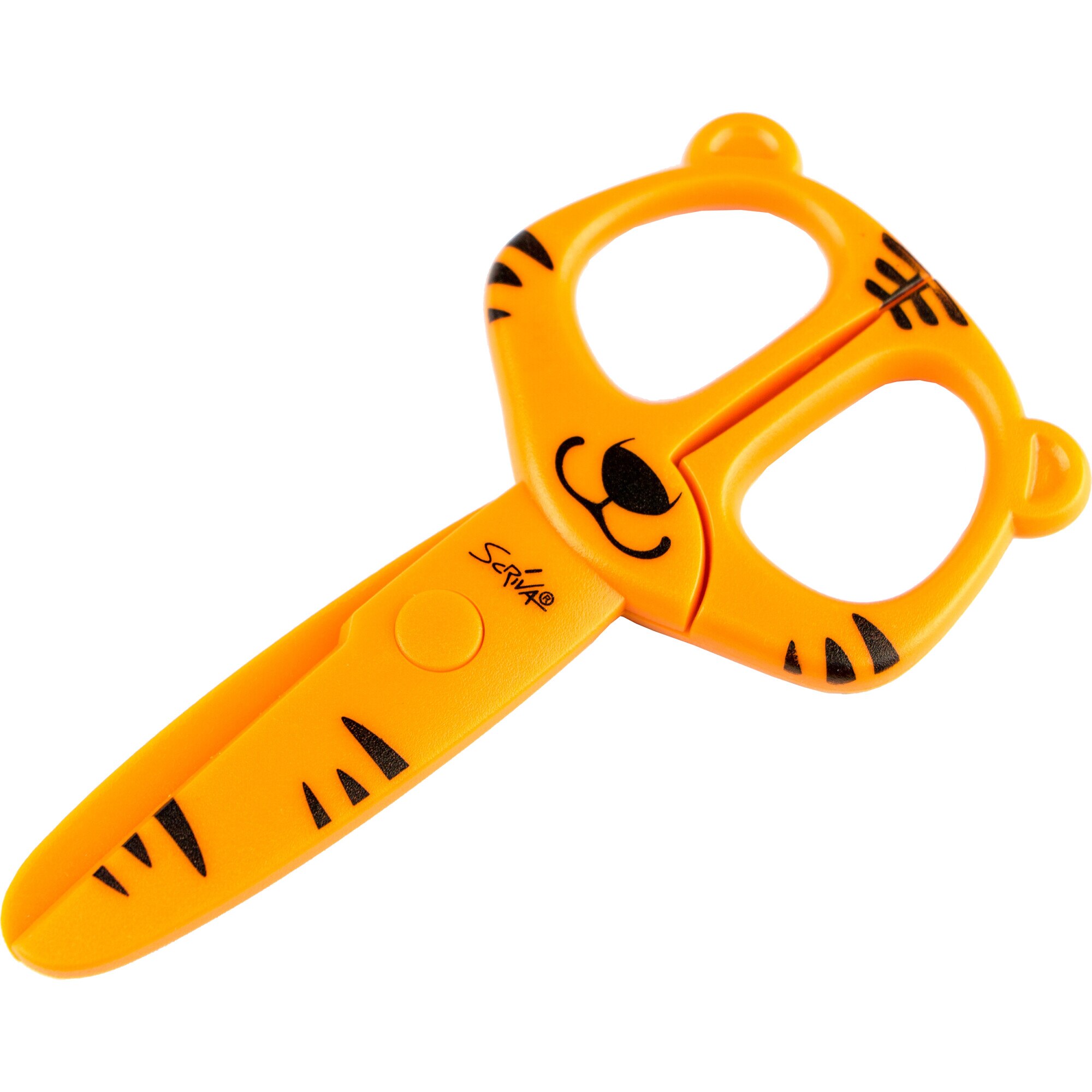 Set 3 Foarfece pentru copii Scriva, 12cm, caine, raton, tigru - eMAG.ro