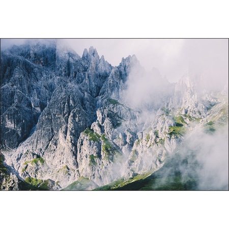 Fototapet Munti in ceata Pentru Camera Living, Dormitor 90cm x 60cm ...