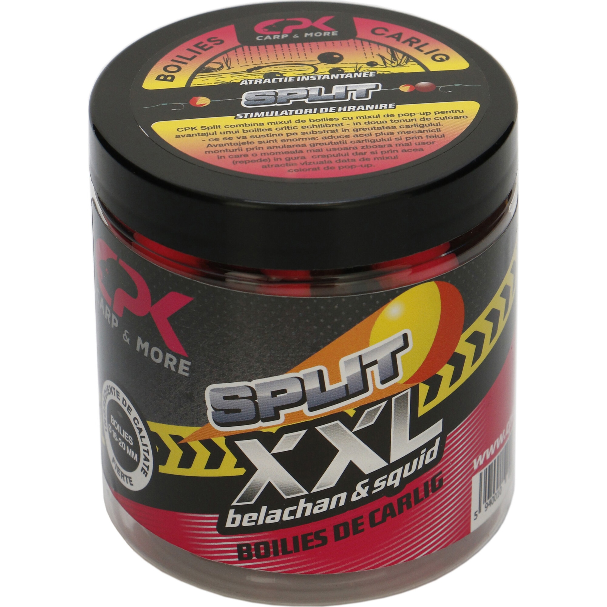 Boilies Carlig Split XXL CPK aroma Squid & Belachan, 16/20mm - eMAG.ro