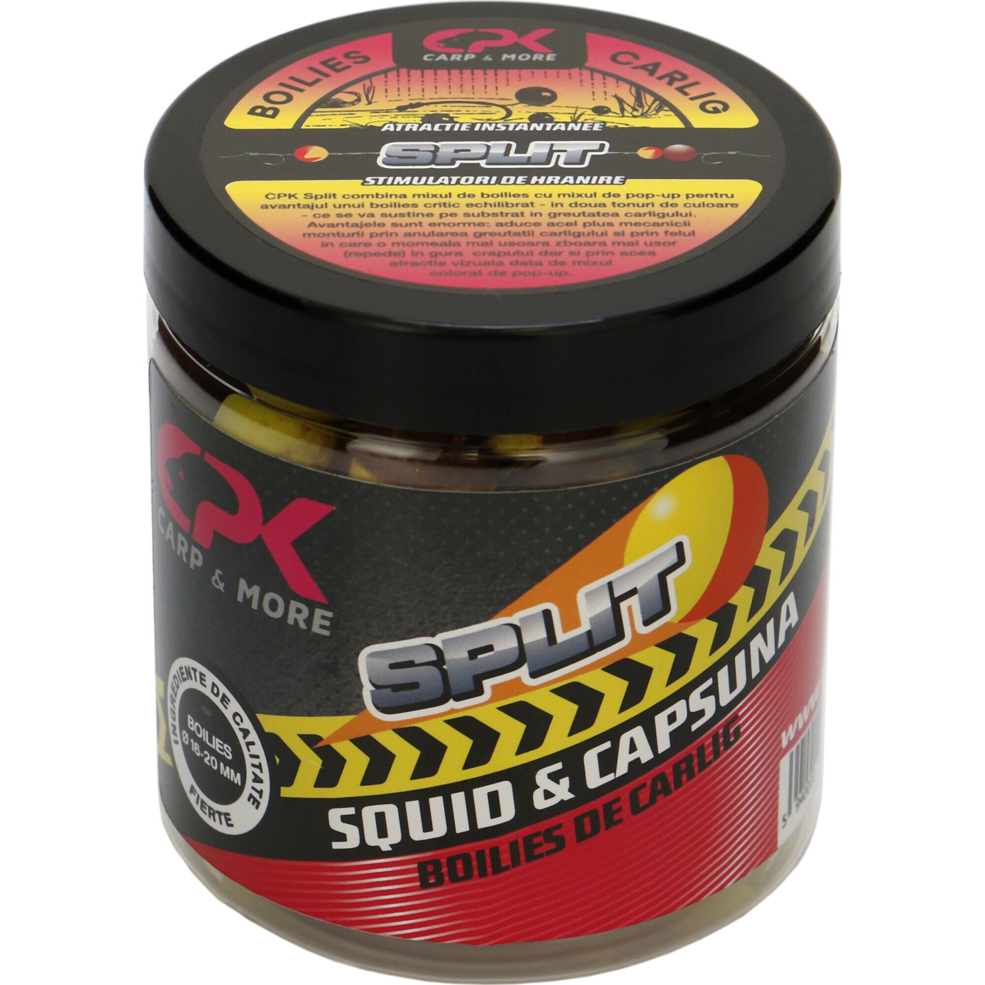 Boilies DE Carlig Split CPK aroma Squid & Capsuna - eMAG.ro