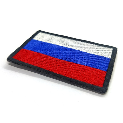 Emblema brodata, steag Rusia 5x8cm - eMAG.ro