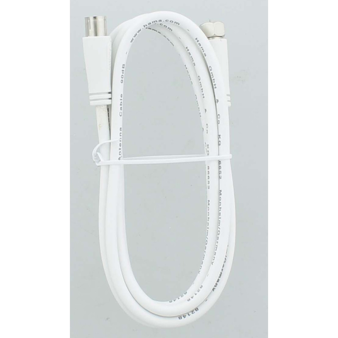 Cablu coaxial Hama 205061, 1.5 metri, alb - eMAG.ro