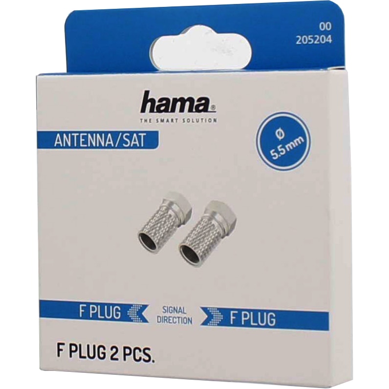 Mufa cablu coaxial Hama 205204, mama-tata - eMAG.ro