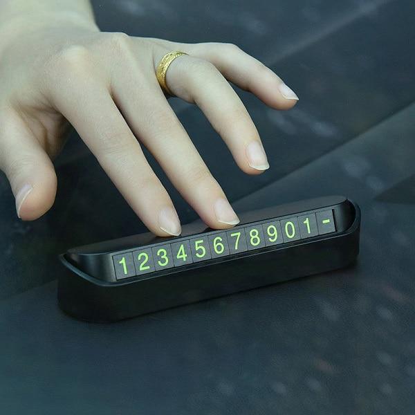 Placuta numar de telefon magnetic pentru parcare temporara - eMAG.ro