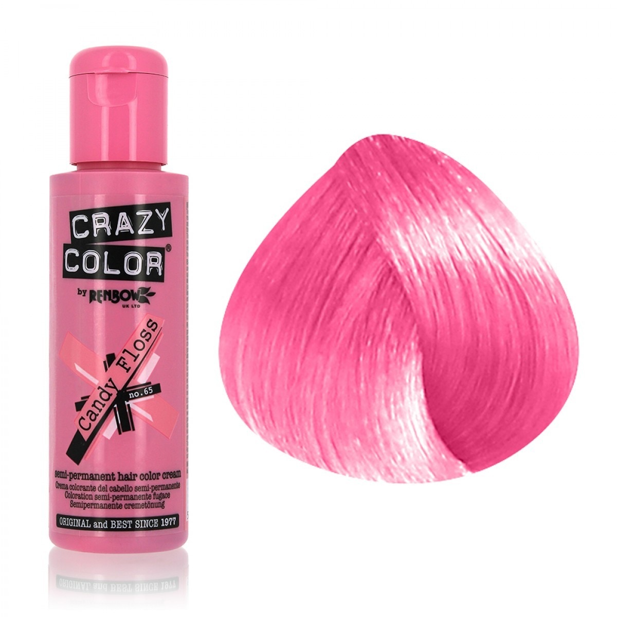 Crazy Color Vopsea Semipermanenta Candy Floss 100 ml - eMAG.ro