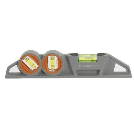 Nivela cu bula, baza magnetica, 3 unghiuri, 25cm, Magnusson - eMAG.ro
