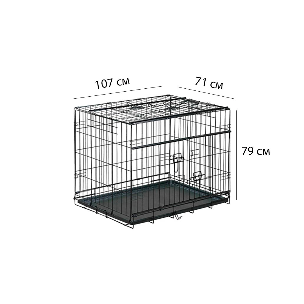 Cusca pliabila Vadigran, Metal, 107x71x79cm, Negru - eMAG.ro
