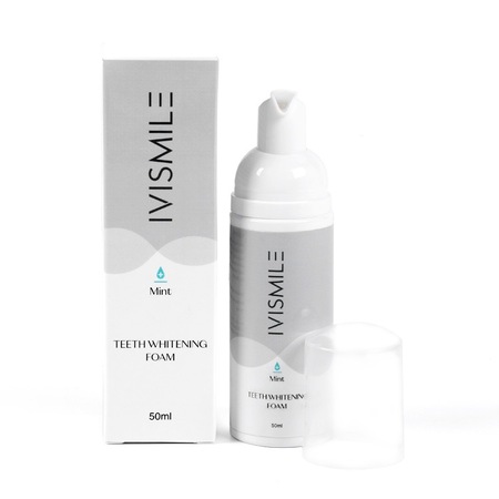 Spuma de gura pentru albire dentara cu utilizare zilnica, IVISMILE, 50 ml - eMAG.ro