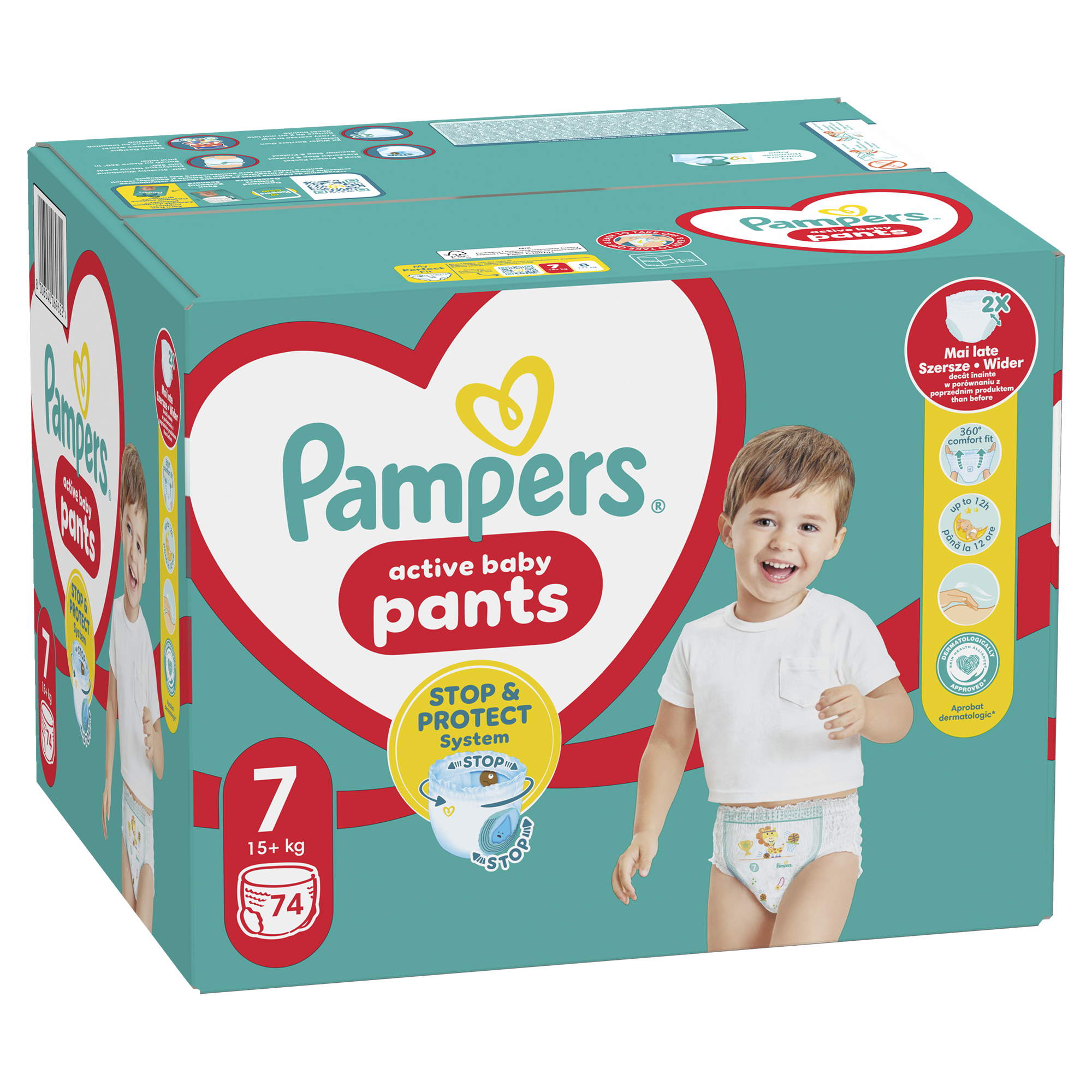 Scutece-Chilotel Pampers Active Baby Pants Mega Box Marimea 7, 15kg ...